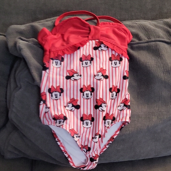 Disney | Swim | Red Minnie Mouse Onepiece Swimsuit | Poshmark